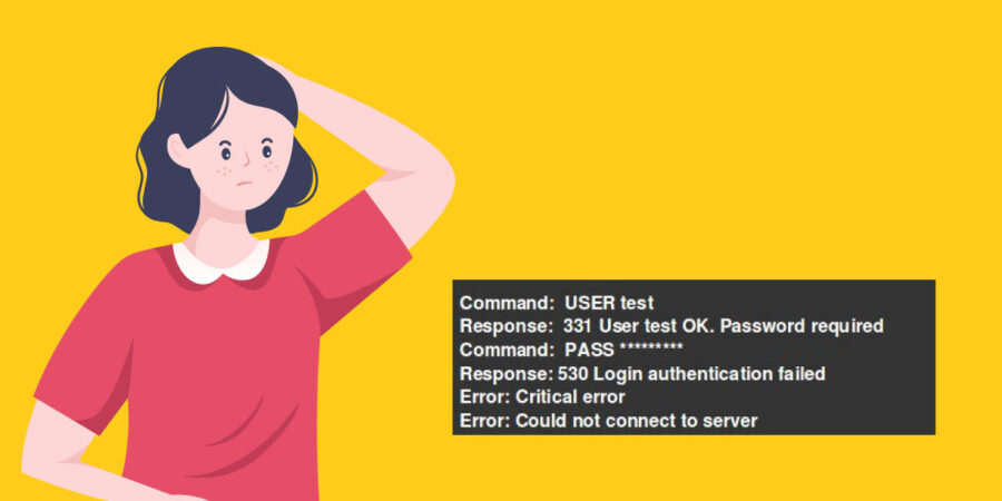 Easy Ways to Fix “530 Login authentication failed” Error