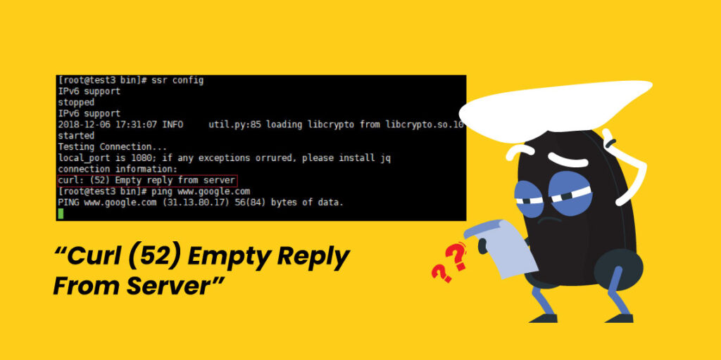 Various Reasons & Solutions For "curl (52) empty reply from server"